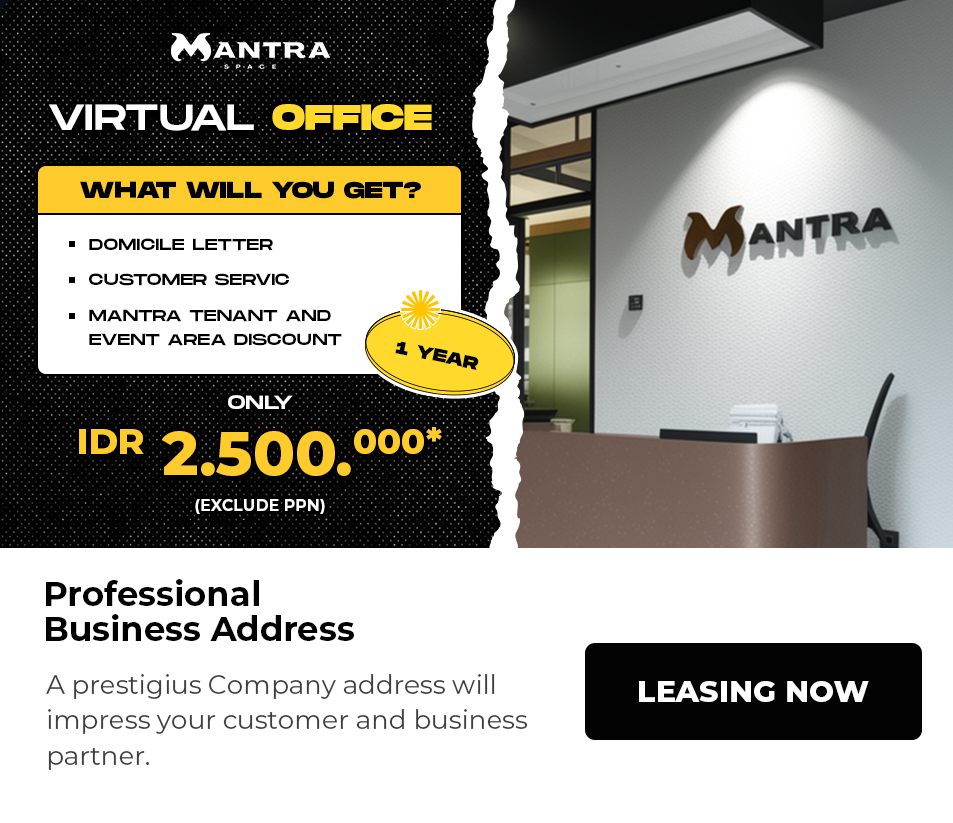 Mantra Space - Ruang Kerja Bersama